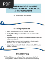 Dementia Coding ICD | PDF | Dementia | Major Depressive Disorder