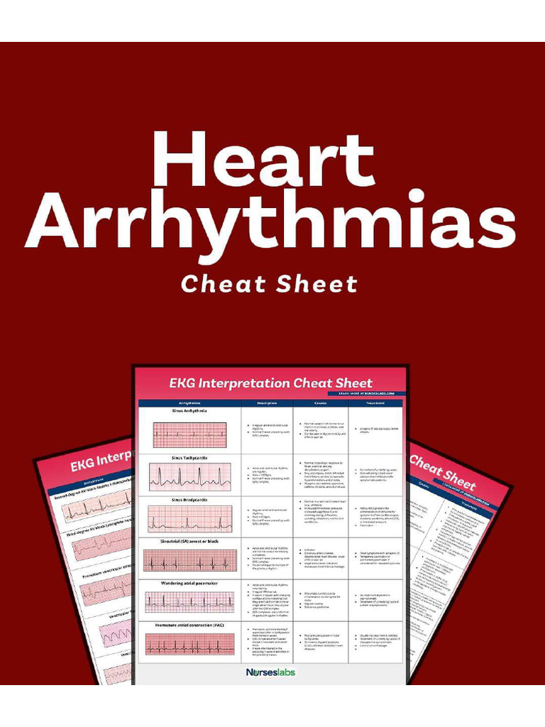ECG EKG Cheat Sheet | PDF