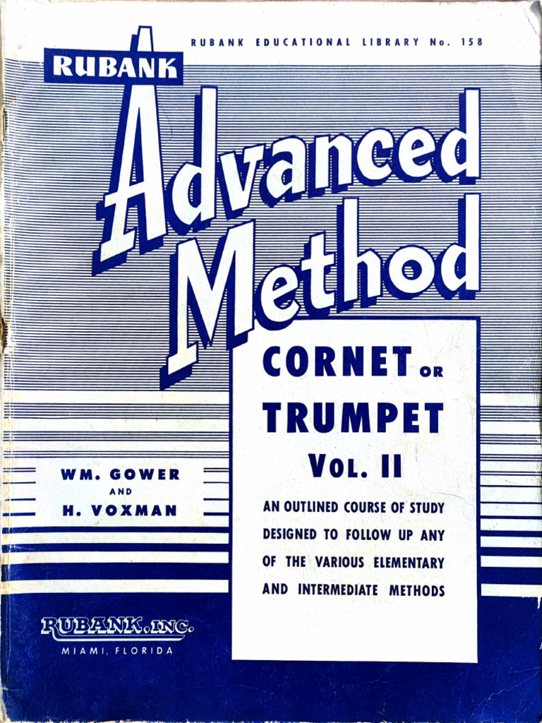Rubank's Advanced Method For Cornet or Trumpet Vol. II | PDF