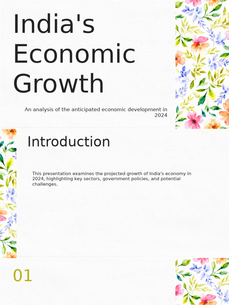 India's Economic Growth Projections 2024 | PDF | Economic Growth ...