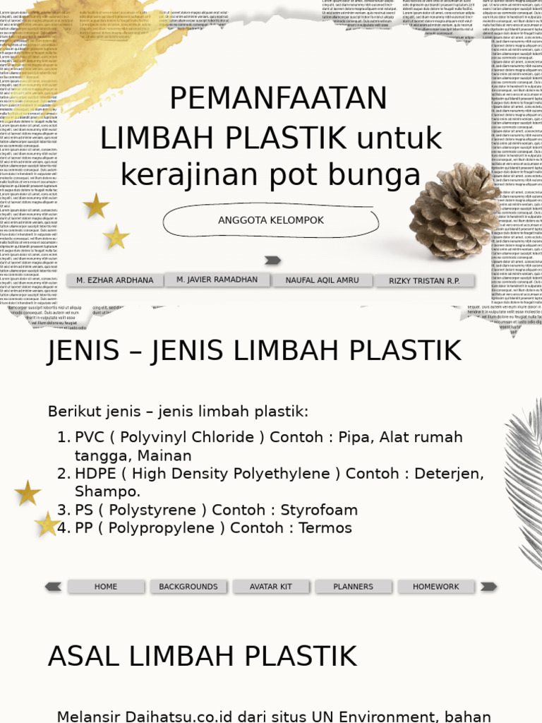 Pemanfaatan Limbah Botol Plastik | PDF