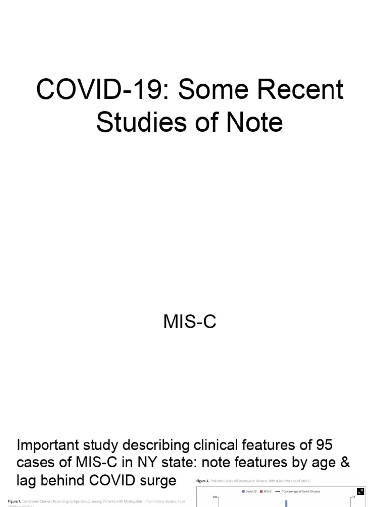 COVID-19 Literature Review - Some Recent Studies of Note | PDF | Virus ...