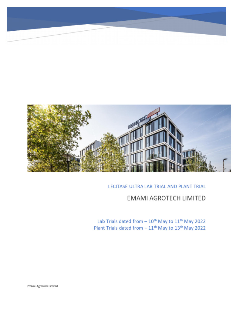 LU Lab Trial and Plant Trial at EAL HALDIA | PDF | Sodium Hydroxide ...