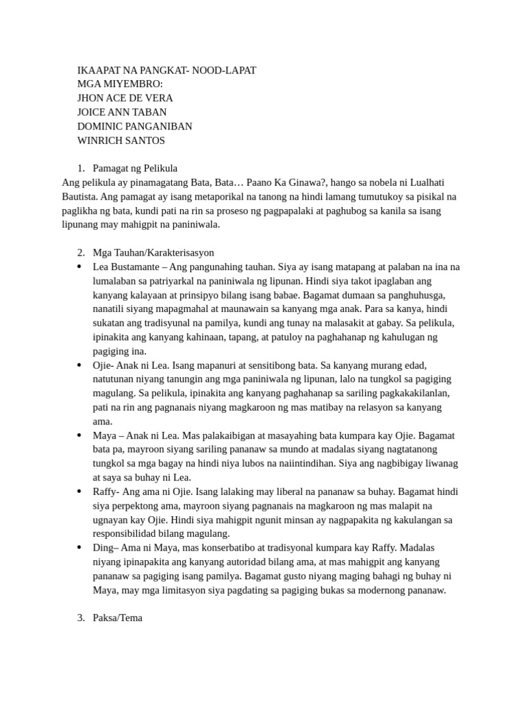 Group 4 Nood Lapat | PDF