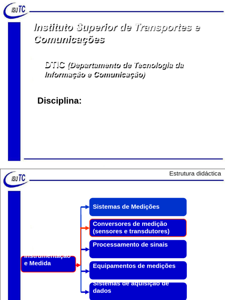 IM-AT4 & AT5 - Conversores de Medicao (Sensores e Transdutores) | PDF ...