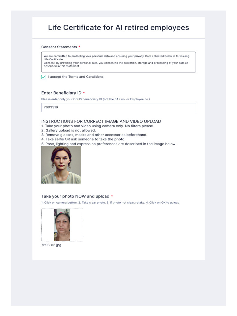 Life Certificate | PDF