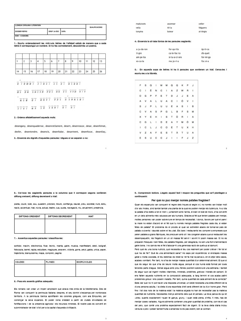 Dossier Final Repàs | PDF