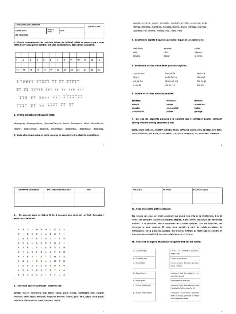 Dossier Final Repàs 1r.docx (2) | PDF