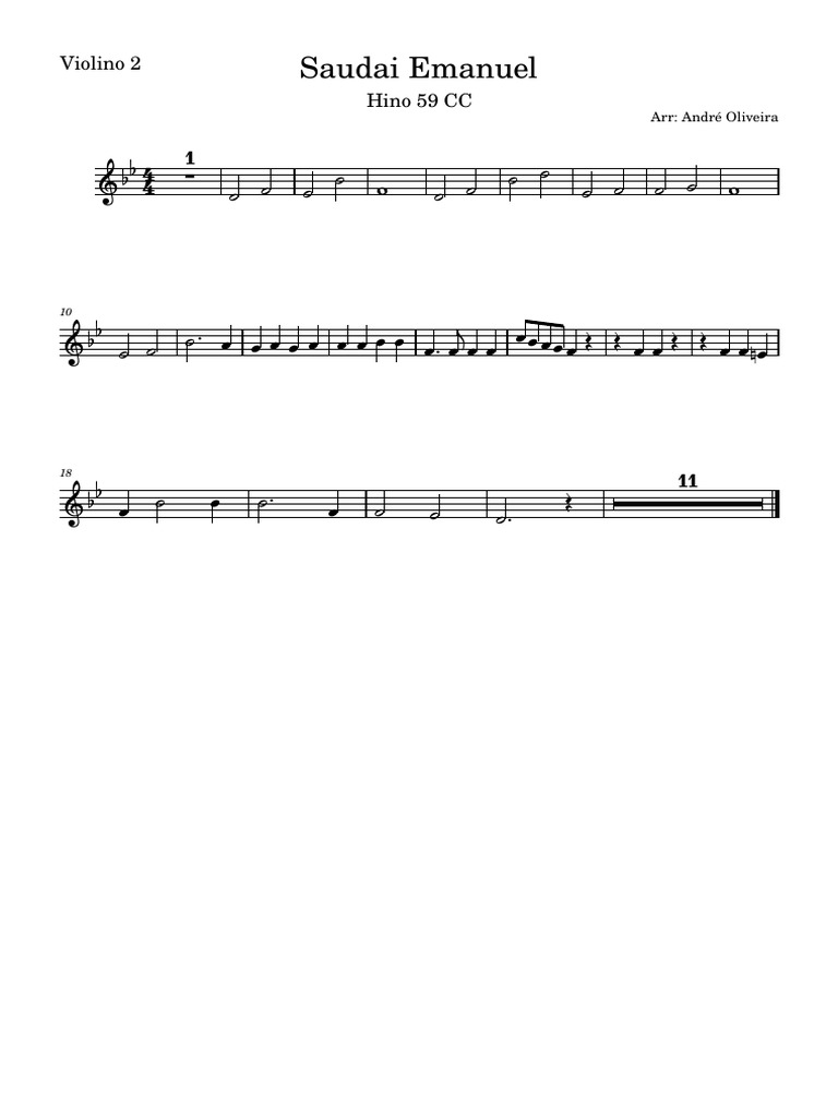 Saudai Emanuel - Instrumental-Violino - 2 | PDF