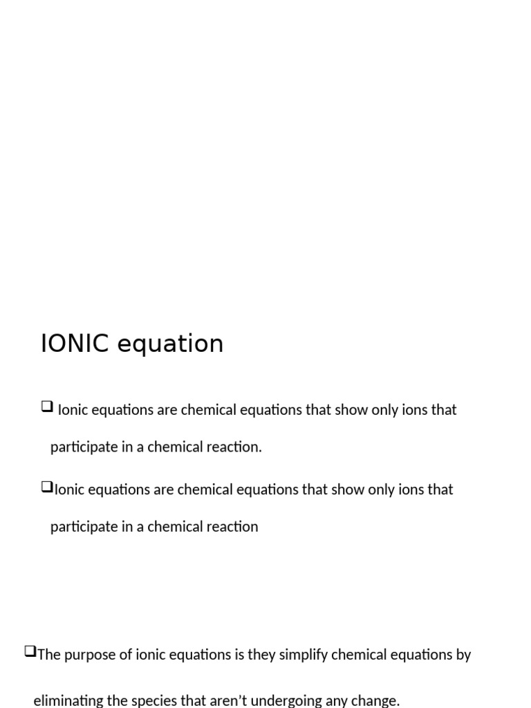 Solublity Ionic Compds | PDF