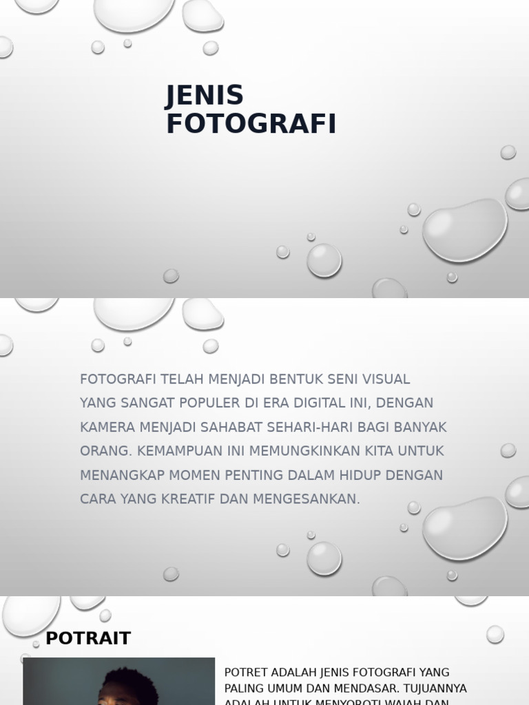 Jenis Fotografi | PDF