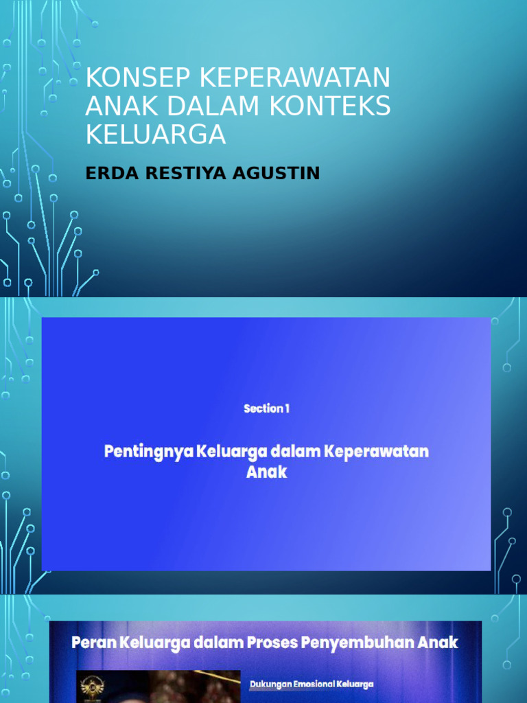 Konsep Keperawatan Anak Dalam Konteks Keluarga | PDF