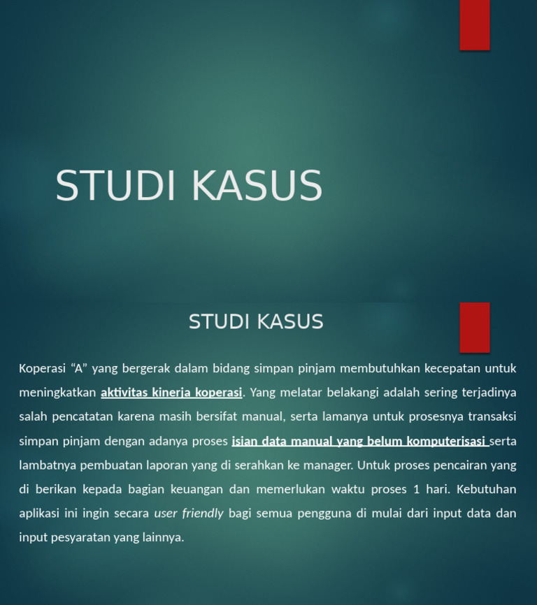 ==Studi Kasus 2025 | PDF