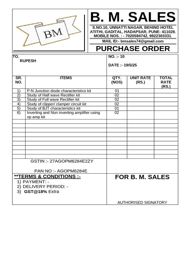 BMS Rupesh P o | PDF