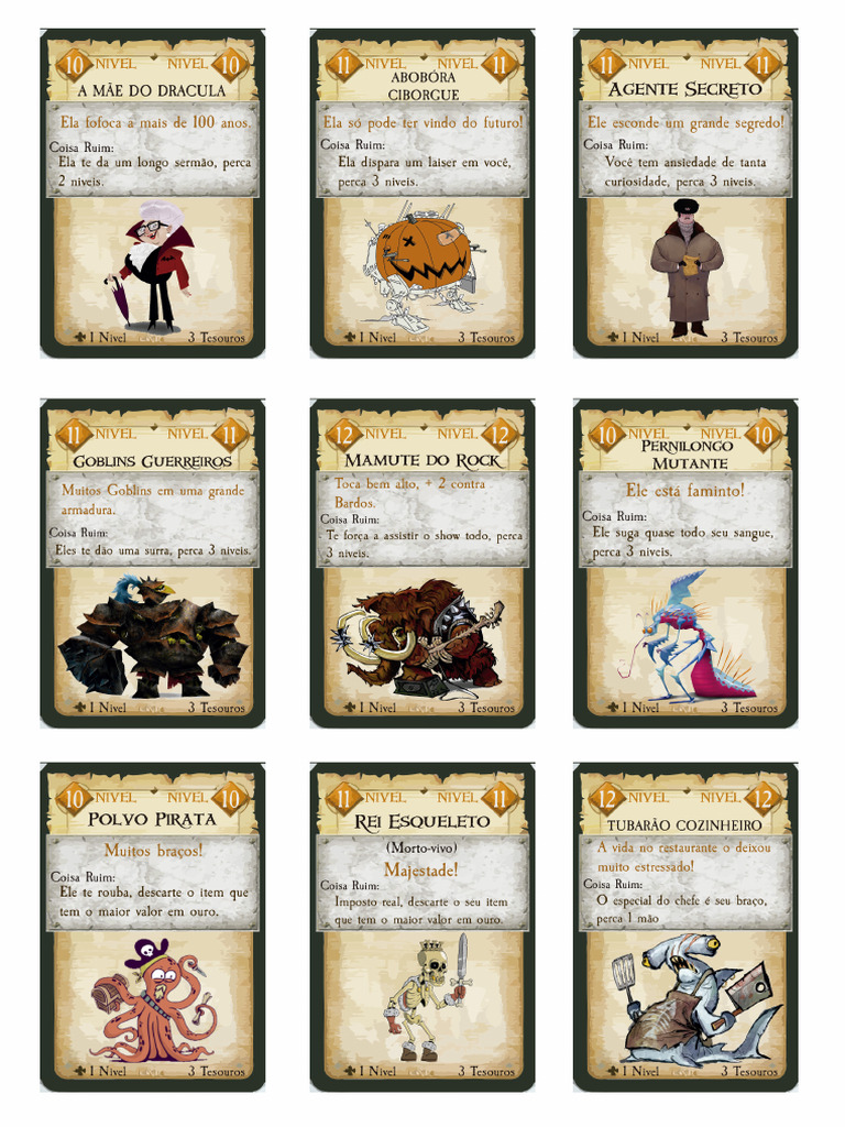 Cartas Munchkin 2 | PDF