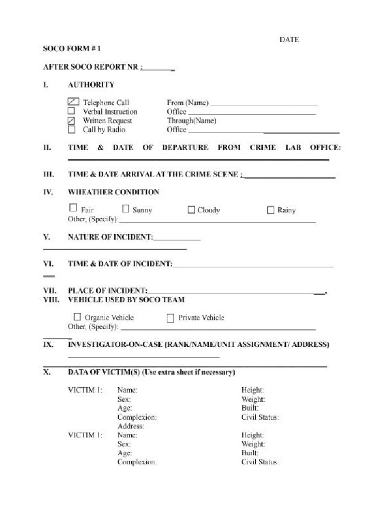 Soco Forms | PDF