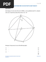 Corbettmaths Circle Theorems Guide | PDF | Circle | Euclid
