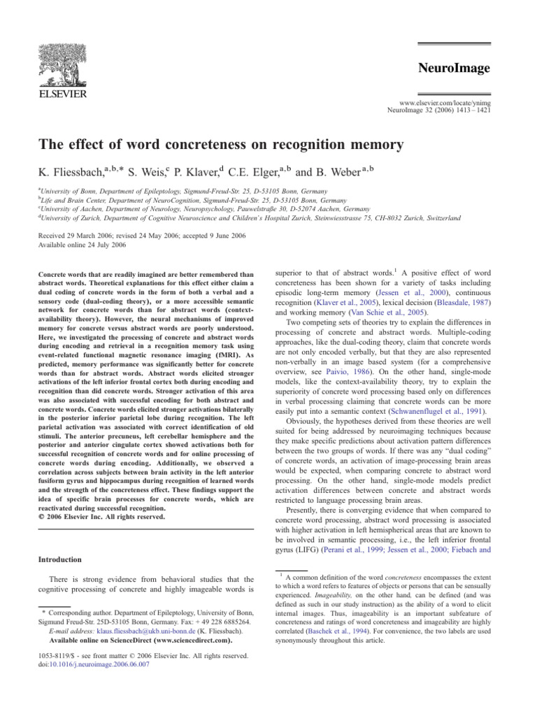 Fliessbach Et Al., 2006 | PDF | Cingulate Cortex | Frontal Lobe