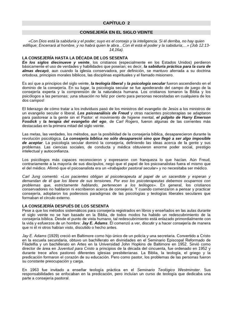 Capit 2 | PDF | Biblia | Teología