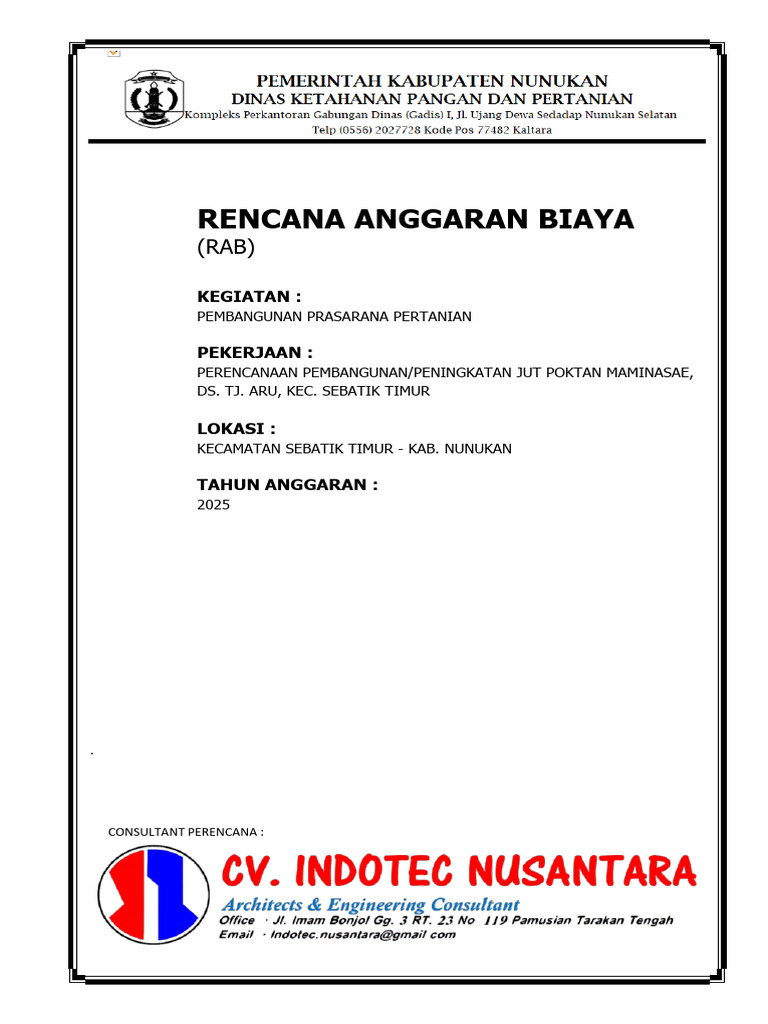 Rab Perencanaan Maminasae | PDF