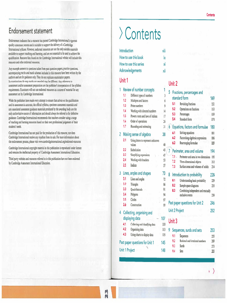 Cambridge IGCSE Mathematics | PDF | Trigonometric Functions | Trigonometry