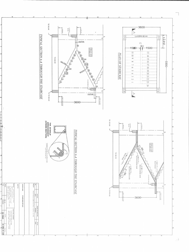 Staircase drawing | PDF