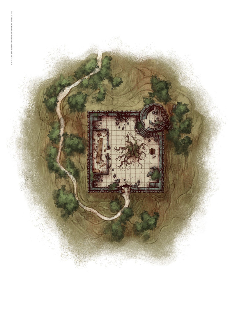 DB Castle of The Robber Knight Player Map v1 | PDF