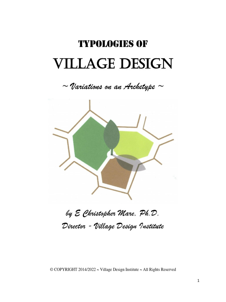Village Design Typologies Explained | PDF