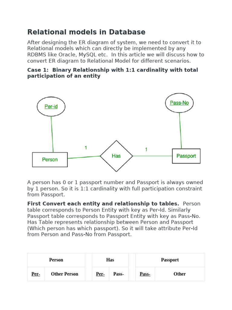 Relational Models in Database | PDF | Relational Model | Relational Database