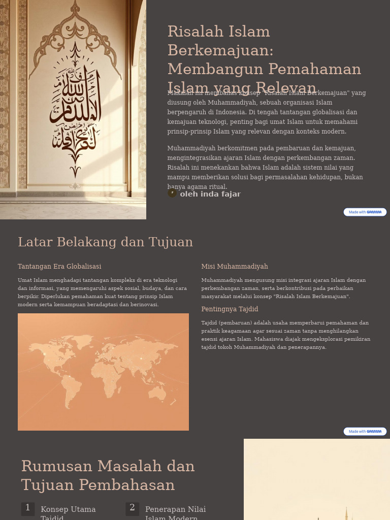 Risalah Islam Berkemajuan Membangun Pemahaman Islam Yang Relevan | PDF