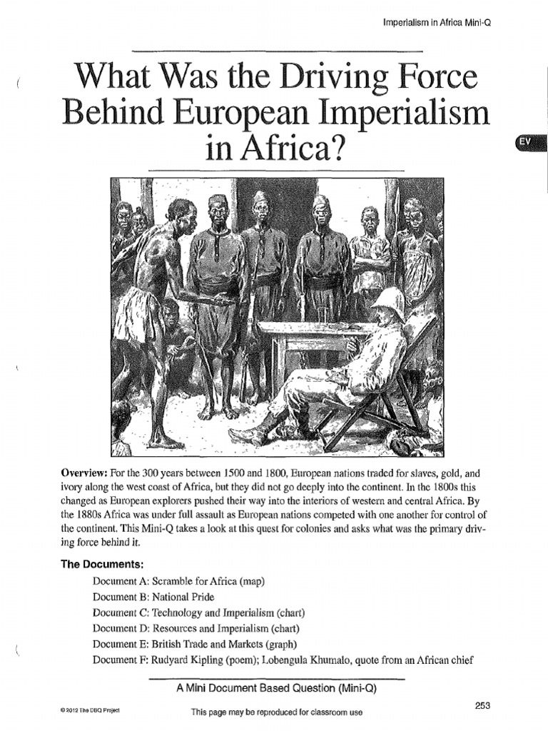 Imperialism DBQ | PDF