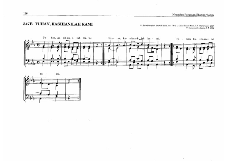 347B. Tuhan Kasihanilah Kami (Misa Lauda Sion) | PDF