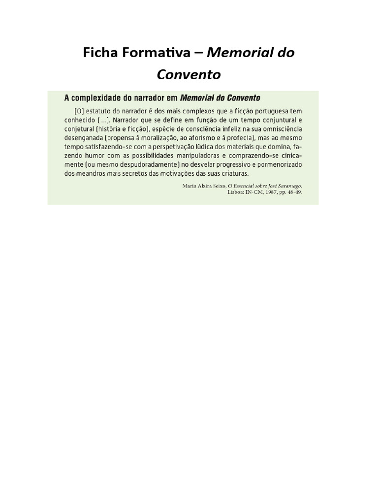 Ficha Formativa | PDF