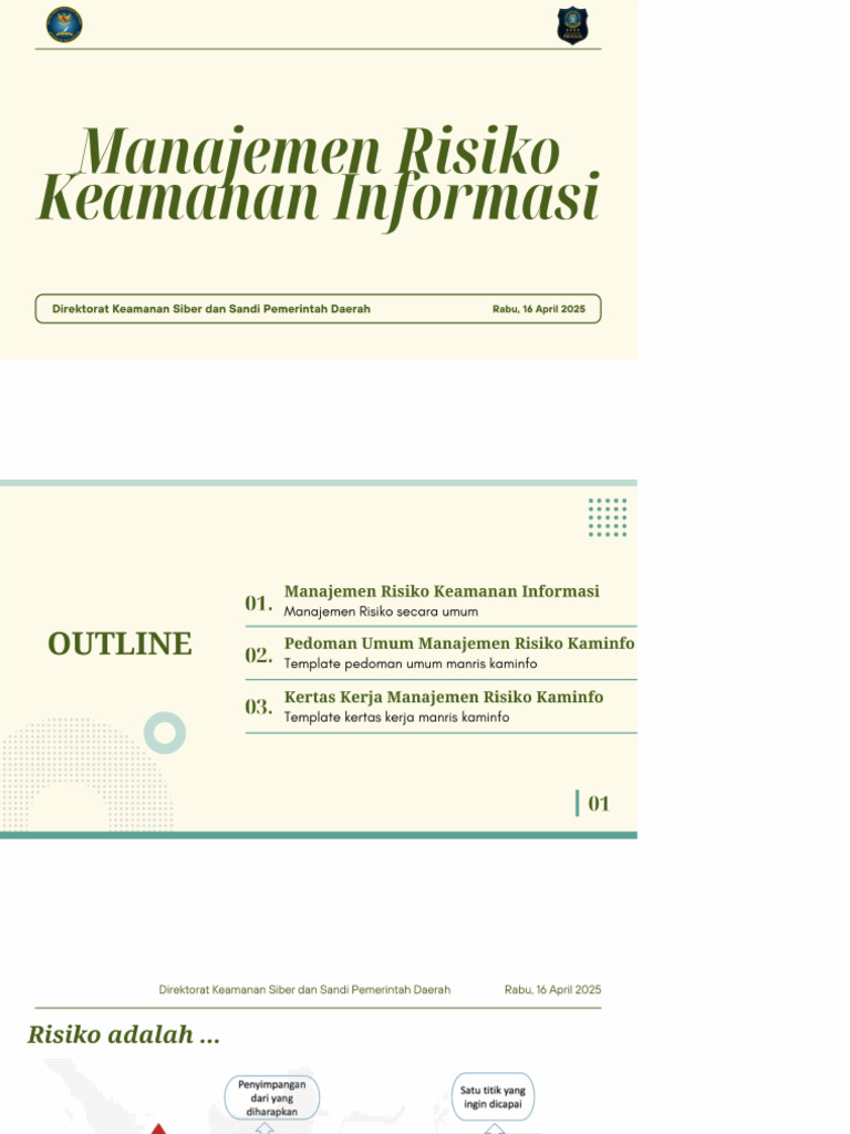 Webinar Manajemen Risiko Keamanan Informasi - Sign | PDF