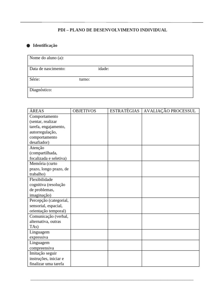 Pdi - Aee Modelo | PDF