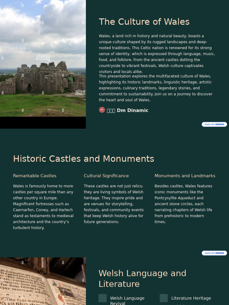 Explore the Rich Culture of Wales | PDF | Wales | Renewable Energy