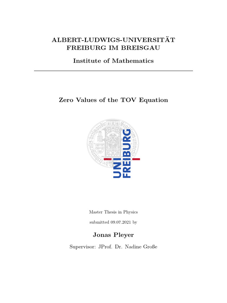 Master_Thesis | PDF | Tensor | Physics