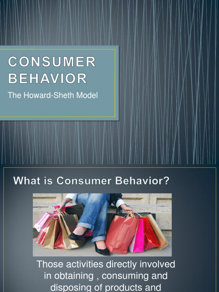 Howard Sheth Model | PDF | Consumer Behaviour | Behavior