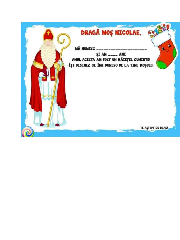 Scrisoare Mos Nicolae | PDF