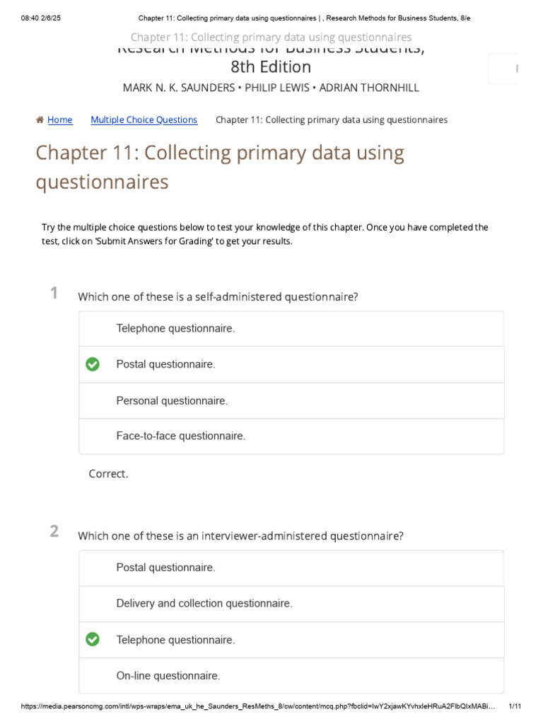 Interviewer-Administered Questionnaires | PDF | Questionnaire | Survey ...