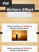 WRITER'S EFFECT NOTES FOR CAMBRIDGE 0500 (First Language English Oral ...