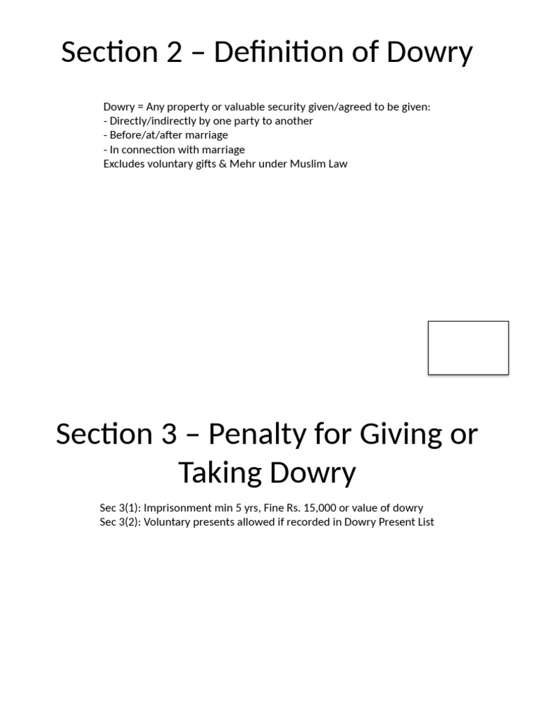 Overview of Dowry Prohibition Act | PDF | Justice | Crime & Violence