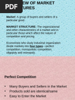 Market Structures - Notes For Economics Students | PDF