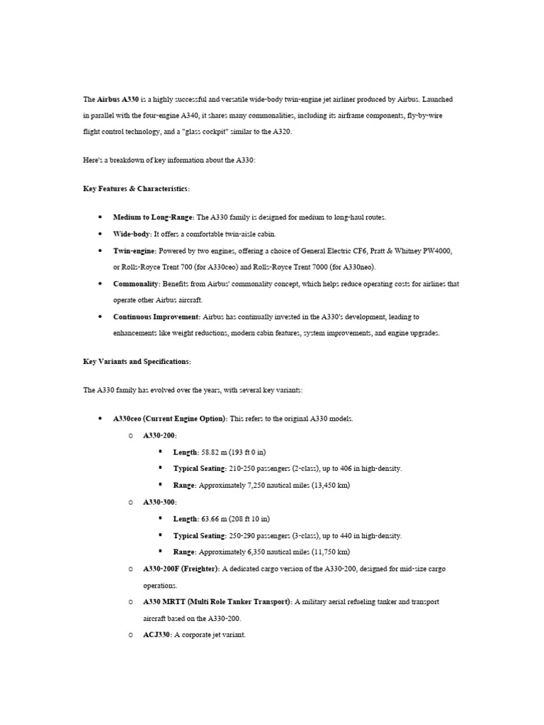 A330 PDF Ep 1 | PDF