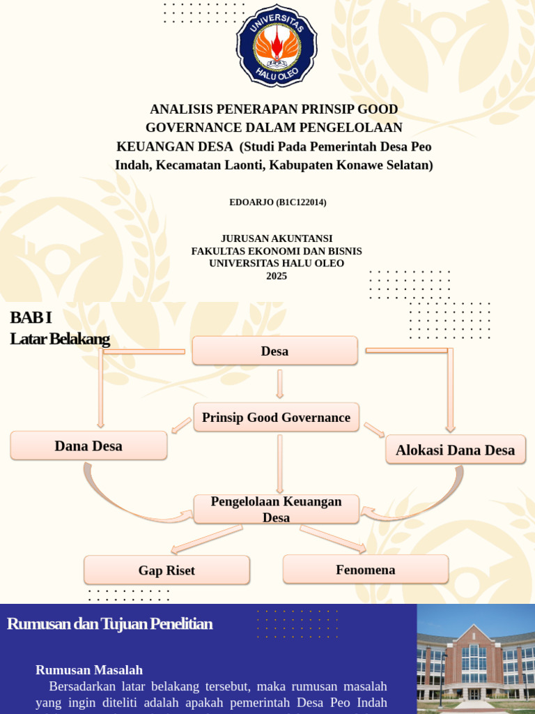 b1c122014_edoarjo_analisis Penerapan Prinsip Good Governance Dalam Pengelolaan Keuangan Desa ...