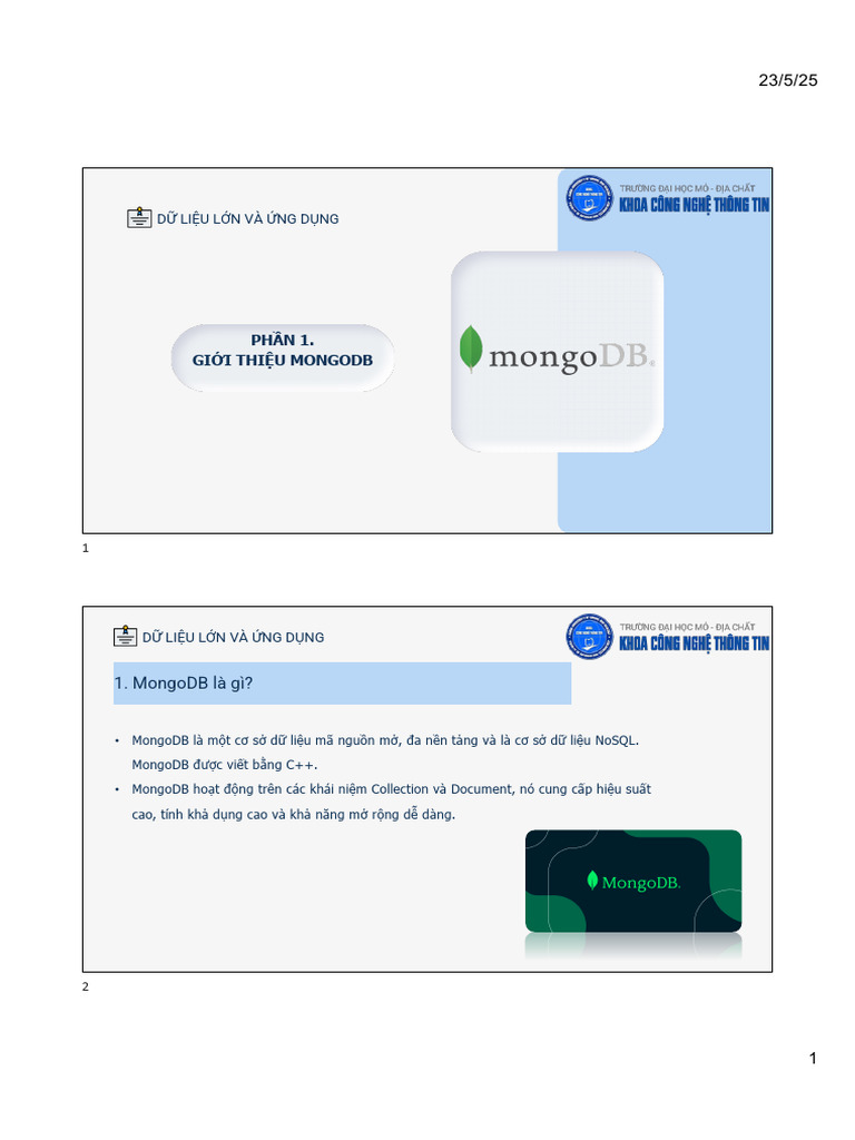 Lesson 5 MongoDB | PDF