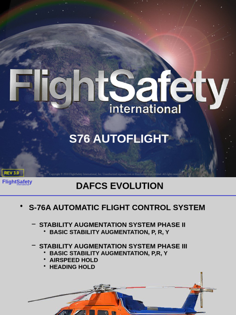 S-76 AutoFlight Control System Overview | PDF | Aircraft Flight Control ...