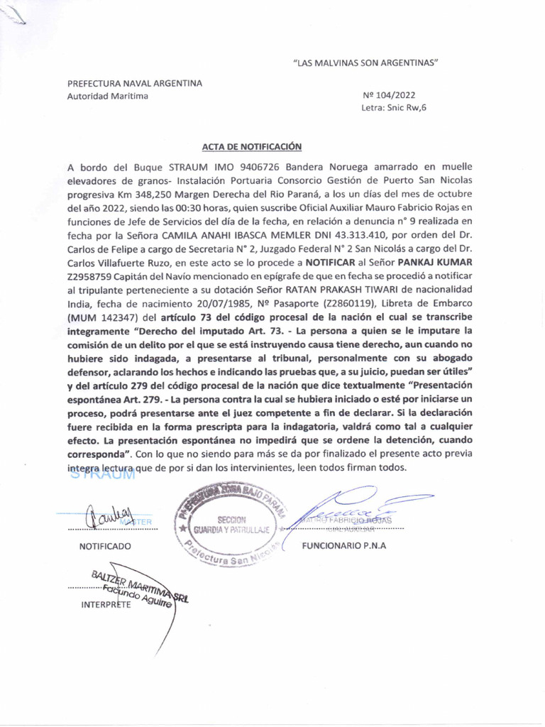 Notification Letter | PDF