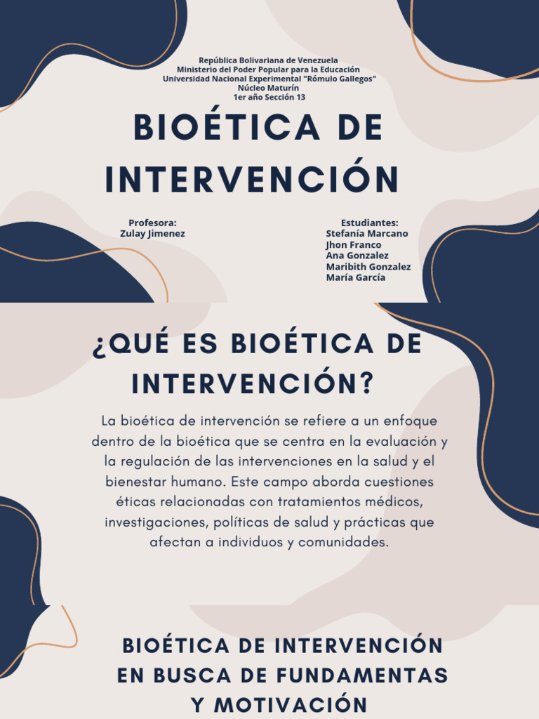 Bioética de Intervención en Salud | PDF | Bioética | Derechos humanos