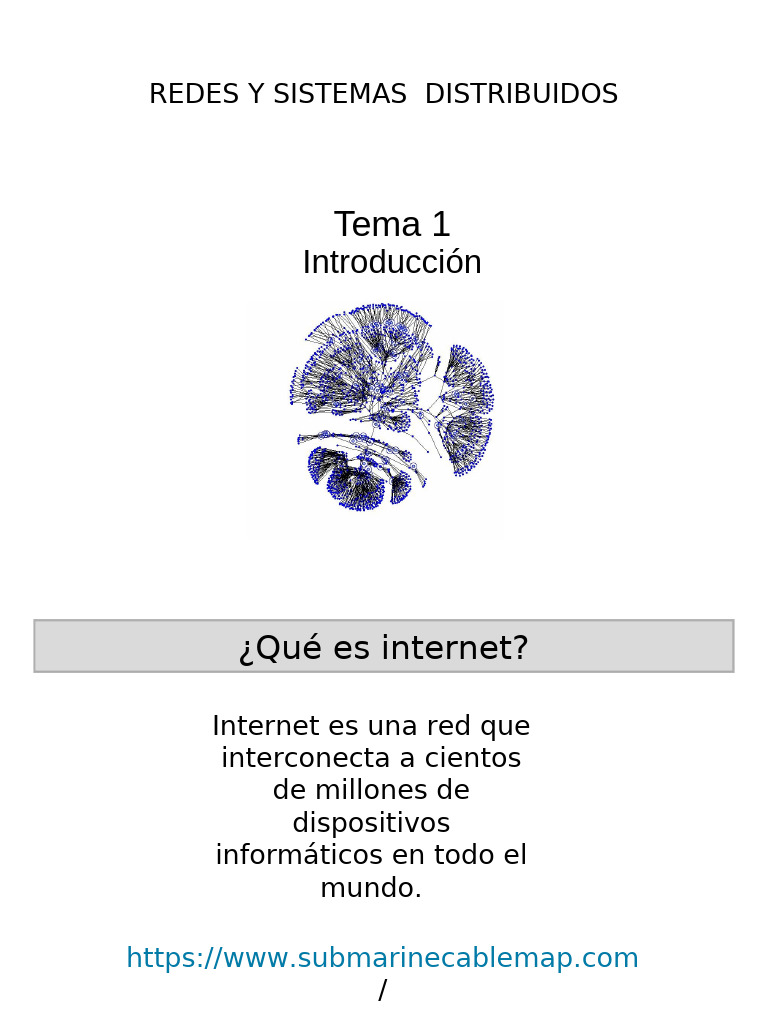 Tema1 Introducción 01 | PDF | Internet | Red de computadoras